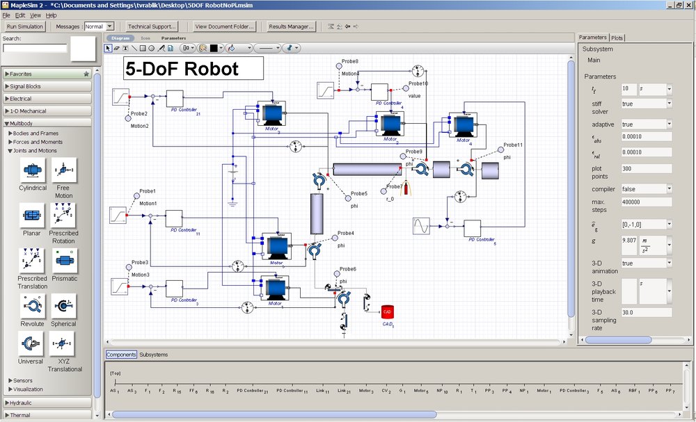 Maple 13 e MapleSim 2 | Industria